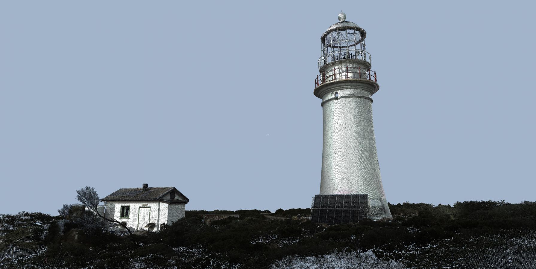 Althorpe Island Lighthouse - Projects | Michael Grear Surveys